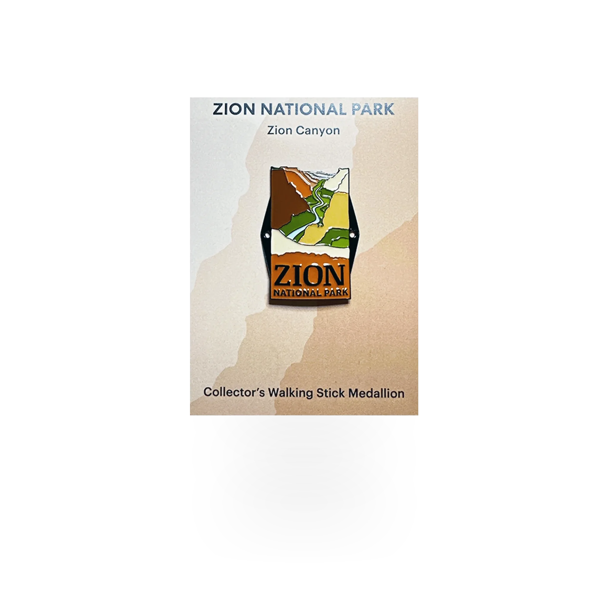 Hiking Stick Medallion - Zion Natl Park | Zion Natl Park Forever Project